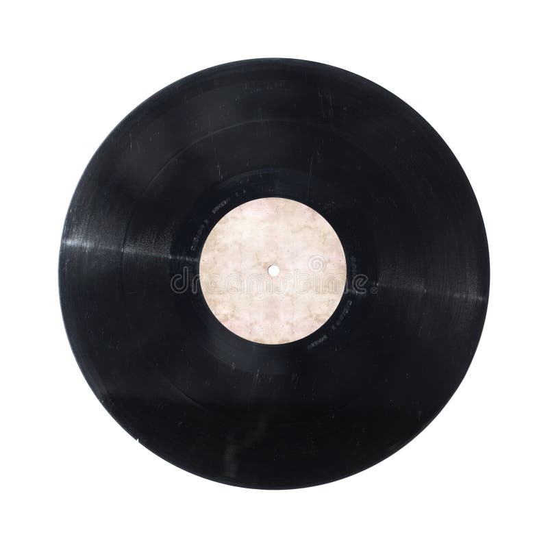 Vinyl record isolated stock image. Image of disc, hiss - 43612461