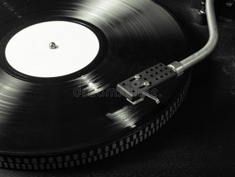 Vinyl on the Record Player. Stock Photo - Image of vinyl, analog: 91959504