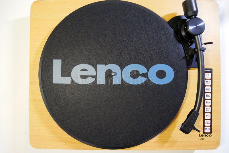 A Vinyl Record Player. Details and Close-up of the Vinyl Player ...