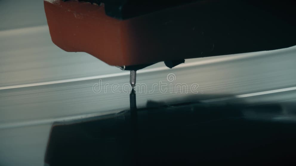 Vinyl Record Player Macro Shot Stock Image - Image of band, album ...