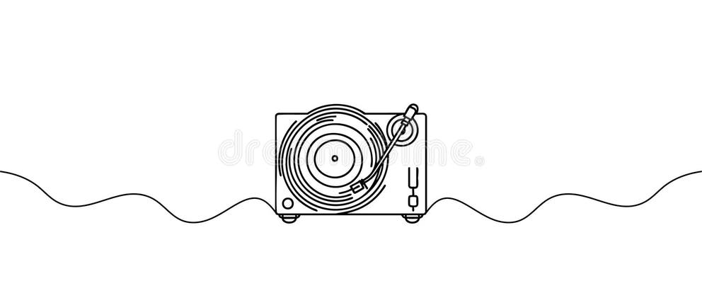 Record Player Drawing Stock Illustrations – 4,126 Record Player Drawing ...