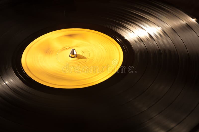 Gold Molten or Melted Record Music Disc Award Stock Image - Image of ...