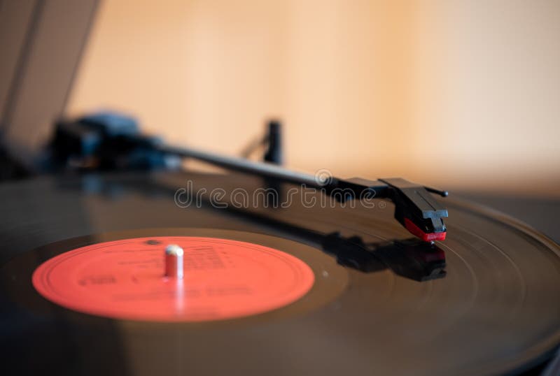 A Record and Turn Table Record Player Stock Image - Image of recording ...