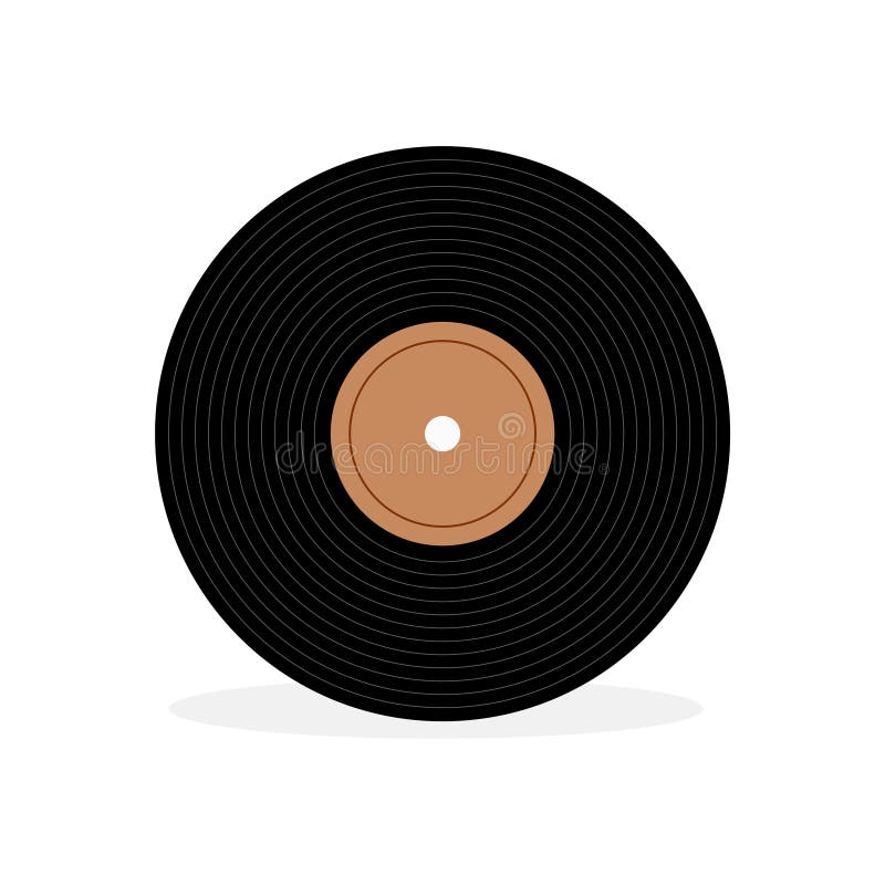 Vinyl Record, Retro Concept, Simple Vector Stock Vector - Illustration ...