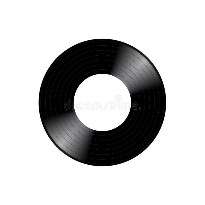 Vinyl Record. Retro Sound. Plate for DJ Scratch. Vector Illustration ...