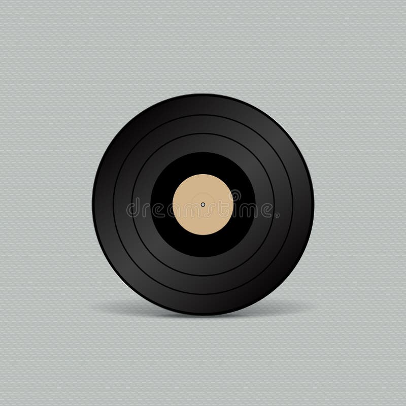 Vinyl Record stock vector. Illustration of play, disc - 85463317