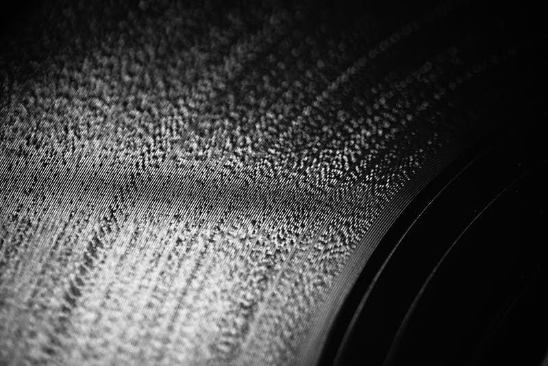 Vinyl Record Surface Extreme Close Stock Photo - Image of object, disco ...