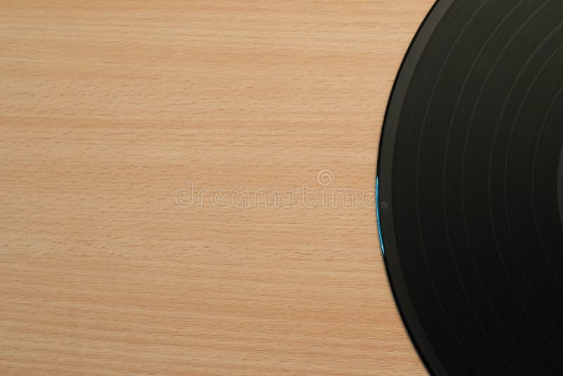 Vinyl record on table stock image. Image of vinyl, background - 268812761