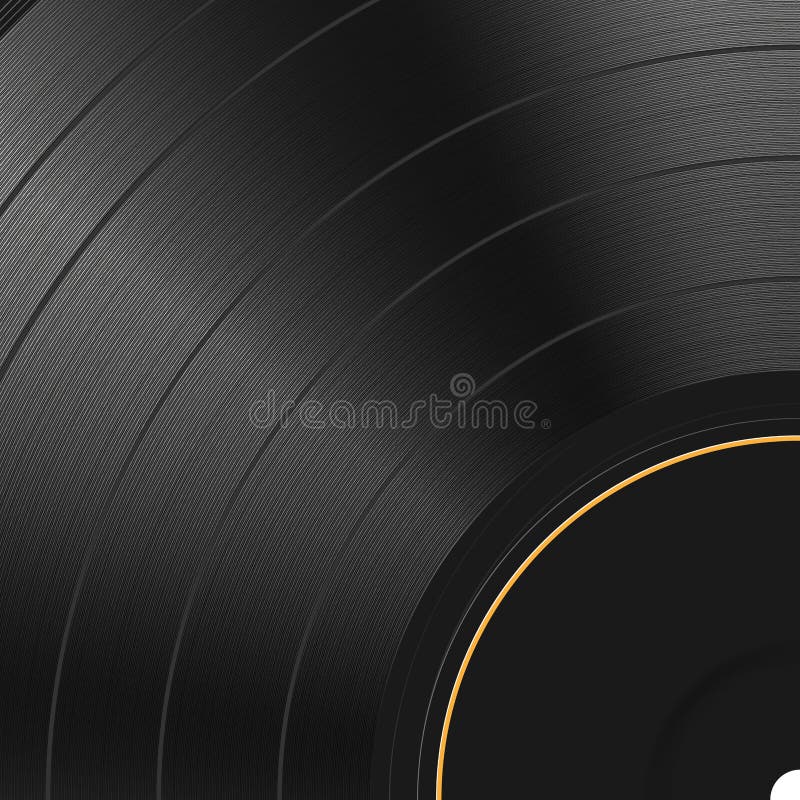 Track Vinyl Disc Texture Background. Classic Vinyl Record Realistic ...