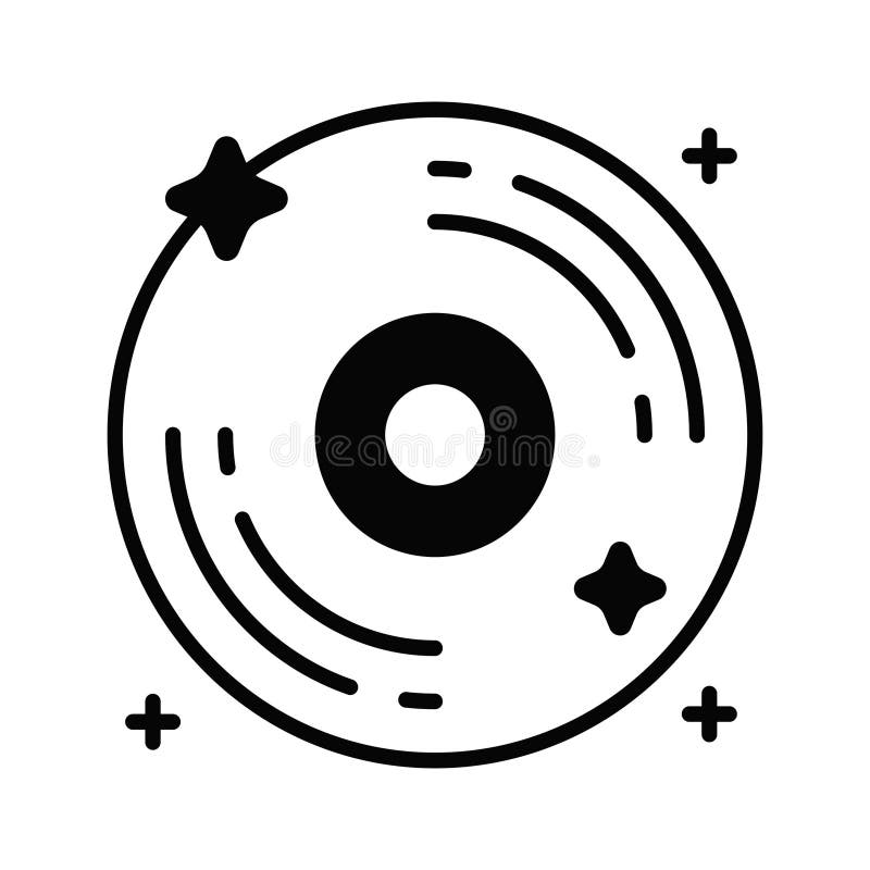 Vinyl Record Vector Design, Icon of Music Disc in Modern Style Stock ...