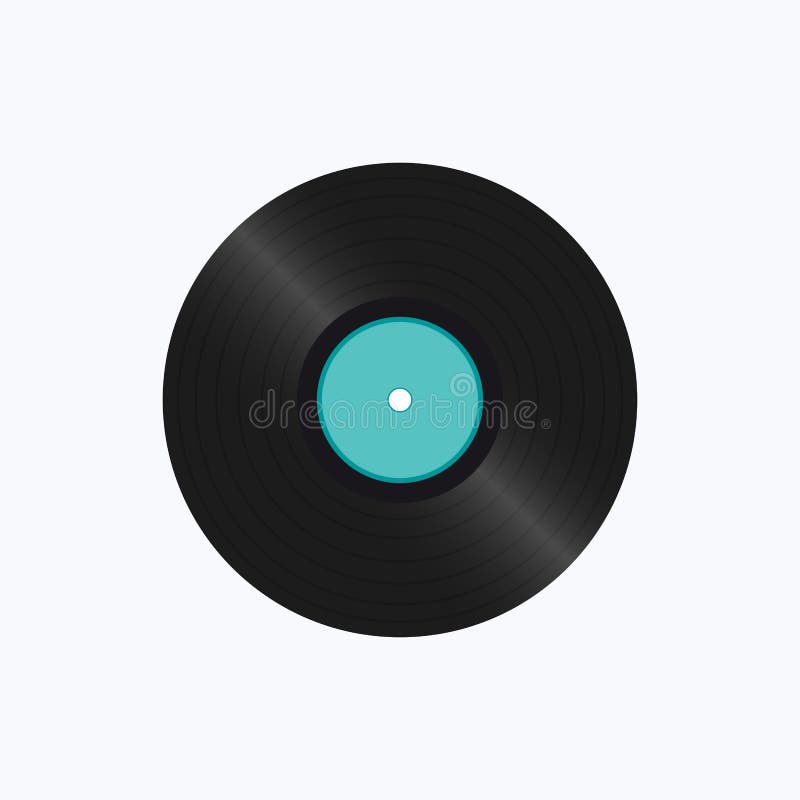 Vinyl Record Vector Icon stock vector. Illustration of vinyl - 240424985