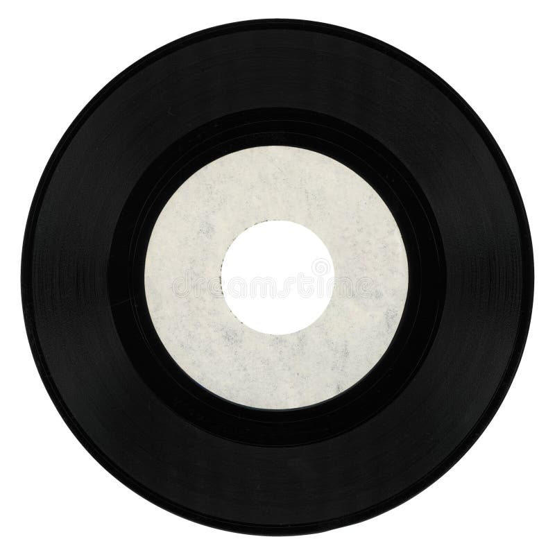 Vinyl record white label stock photo. Image of technology - 313939670