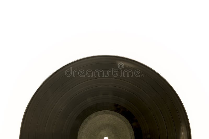 Vinyl record on white stock image. Image of vintage, white - 85675559