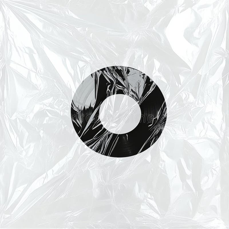 Vinyl Record Wrapped in Plastic, Music , Abstract Stock Illustration ...