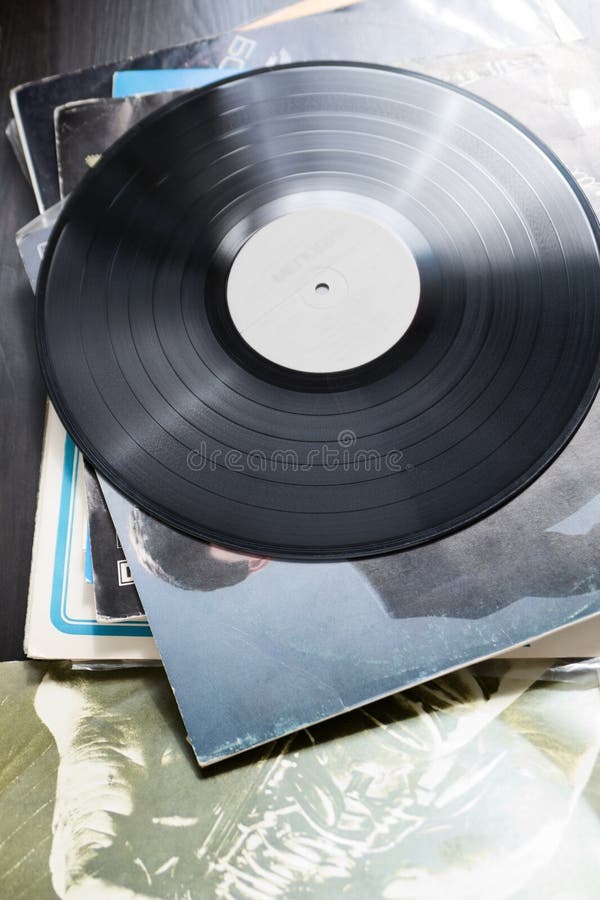 Vinyl recording disk stock image. Image of musician - 277721347
