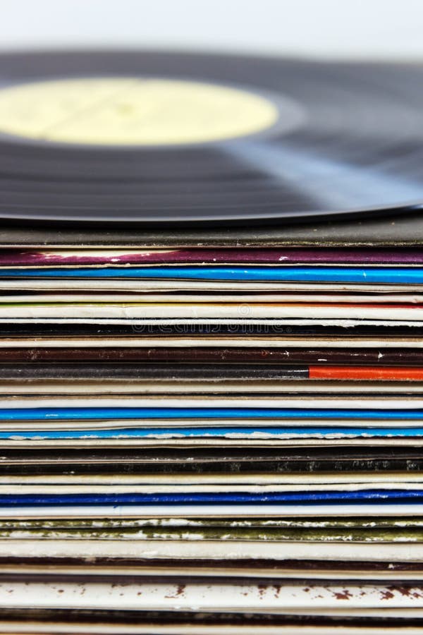 Vinyl recording disks stock image. Image of vinyl, plate - 279242925