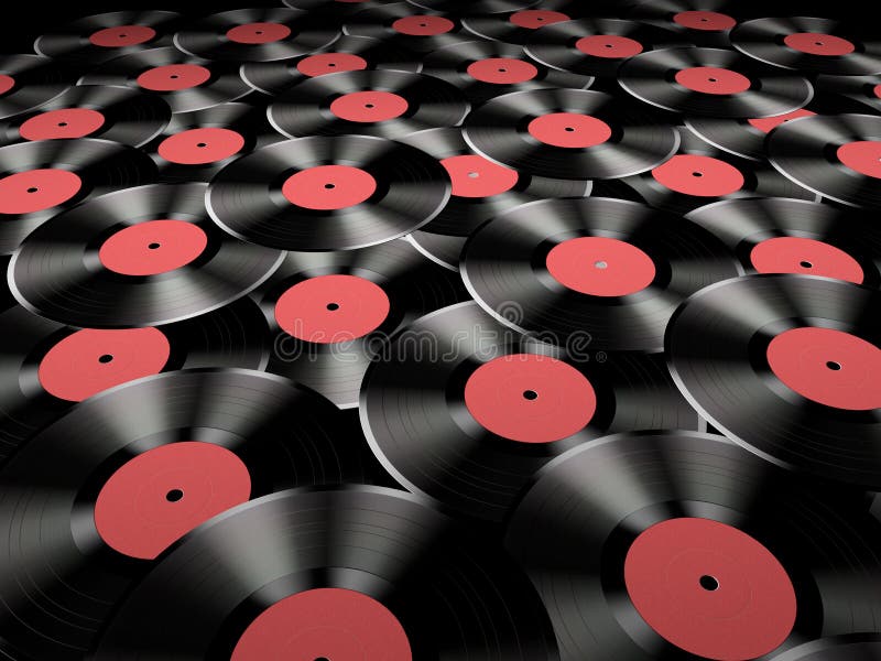 Red Vinyl Records Stock Illustrations – 685 Red Vinyl Records Stock ...