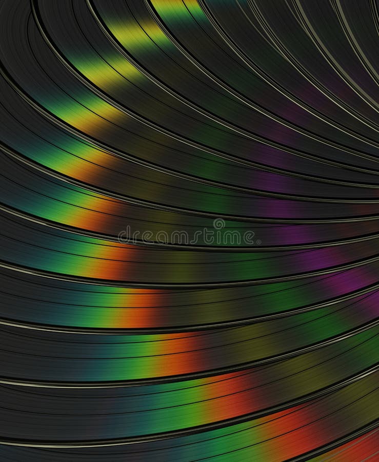 Vinyl Records Background stock illustration. Illustration of musical ...