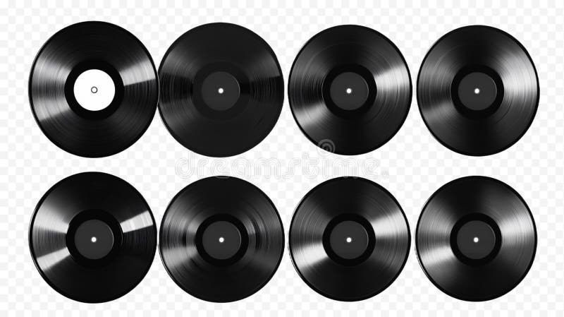 Vinyl Records set stock image. Illustration of music - 341493019