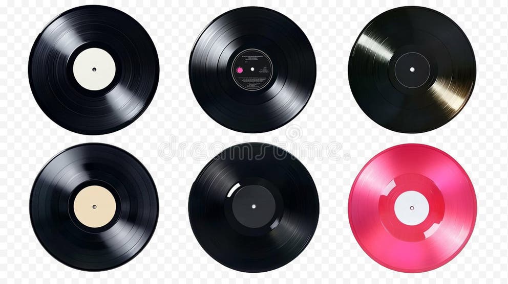 Vinyl Records set stock photo. Illustration of group - 341493020