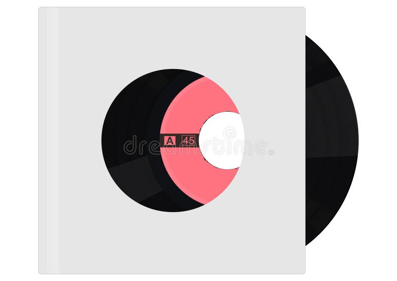 Vinyl single stock vector. Illustration of classic, musical - 89213746