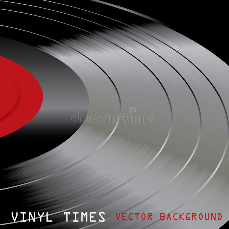 Vinyl times stock vector. Illustration of retro, classic - 87733431