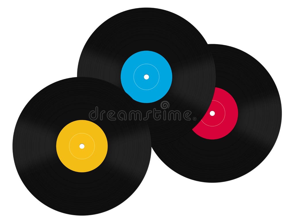 Coloured Vinyls Stock Illustrations – 4 Coloured Vinyls Stock ...