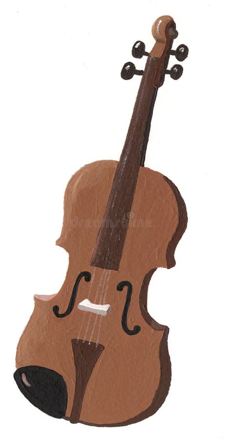Viola stock illustration. Illustration of melody, instrument - 12619832