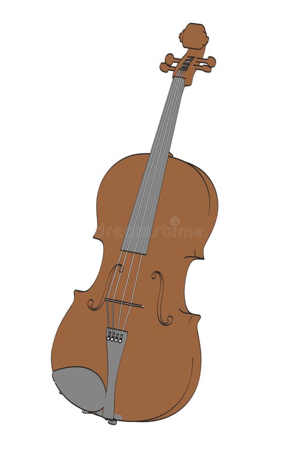 Viola ilustração stock. Ilustração de jazz, musical, madeira - 70435744