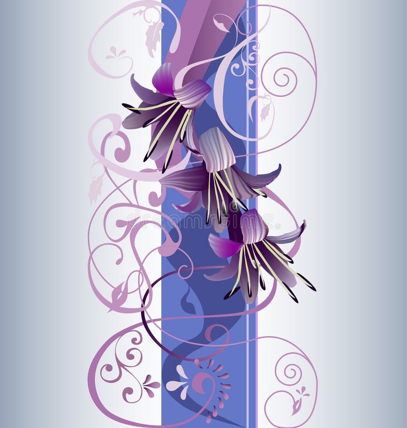 Viola ed azzurro illustrazione vettoriale. Illustrazione di nave - 13947137