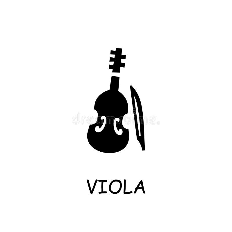 Viola Icon In Filled, Thin Line, Outline And Stroke Style. Vector ...