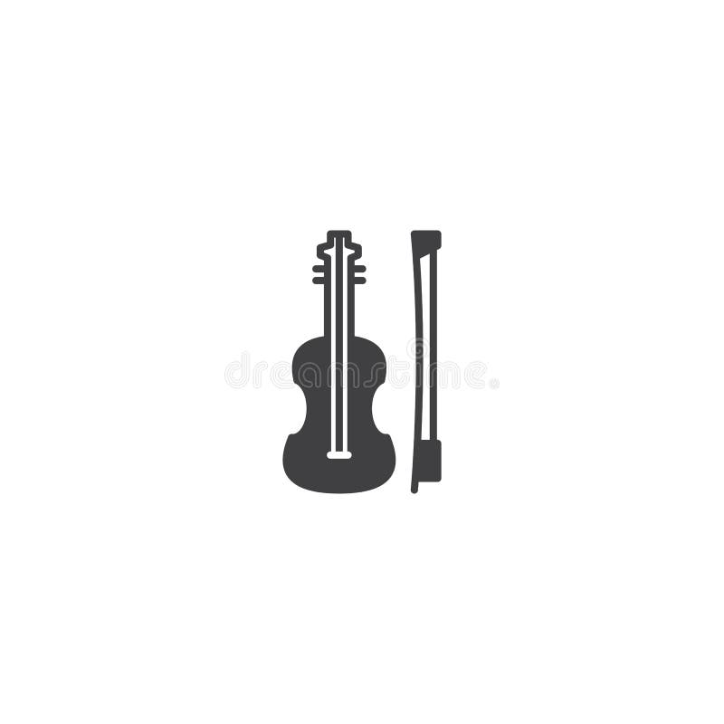 Viola Music Instrument Icon Vector Stock Vector - Illustration of ...