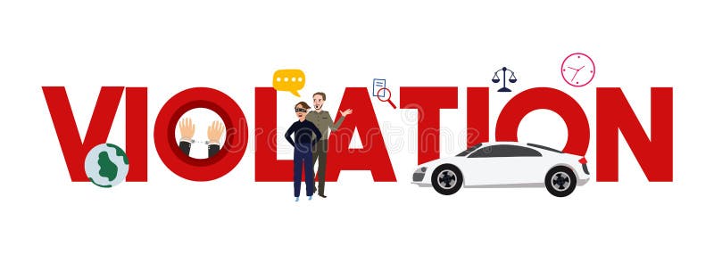 Traffic Violation Infographic Stock Vector - Illustration of illegal ... Traffic Violation Infographic Stock Vector - Illustration of illegal ...