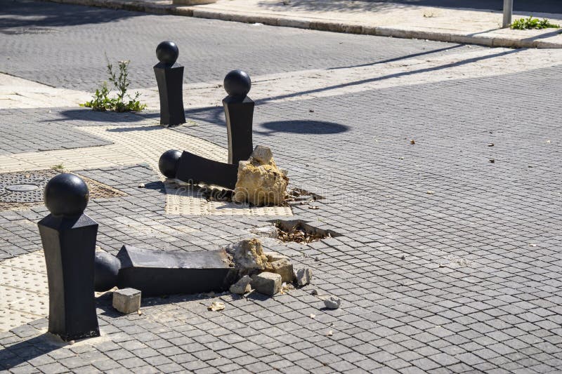 Violation of Traffic Rules at the Car Crossing Stock Photo - Image of ...