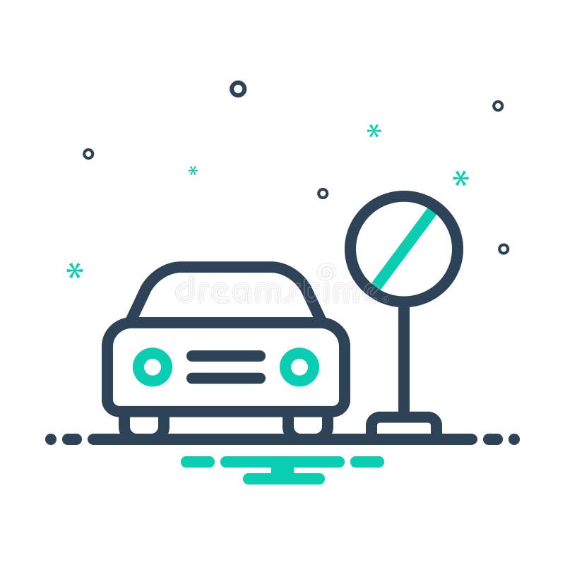 Mix Icon for Violations, Infringement and Breach Stock Vector ...