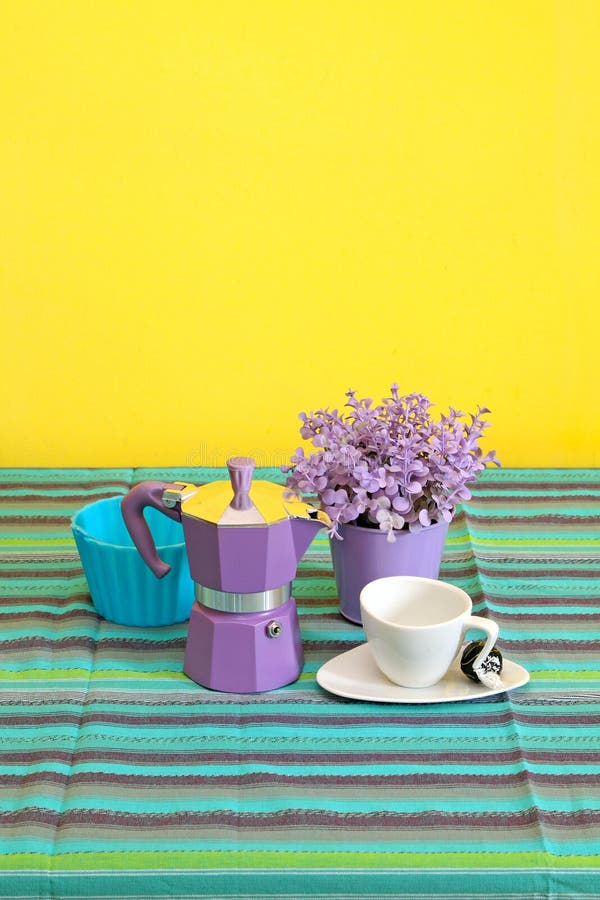 Aqua Espresso Machine stock illustration. Illustration of flavour - 2948202