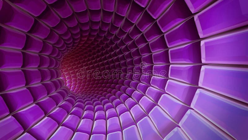 Violet 3d Abstraction Background Stock Illustration - Illustration of ...