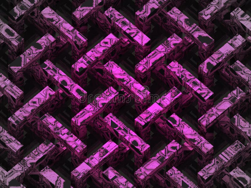 Violet Abstract Diagonal Structure Pattern Stock Illustration ...