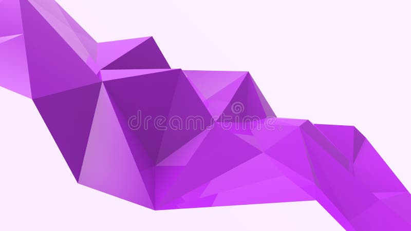 Violet Abstract Modern Crystal Background. Polygon, Line, Triangle ...