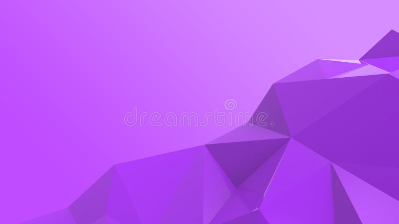 Violet Abstract Modern Crystal Background. Polygon, Line, Triangle ...