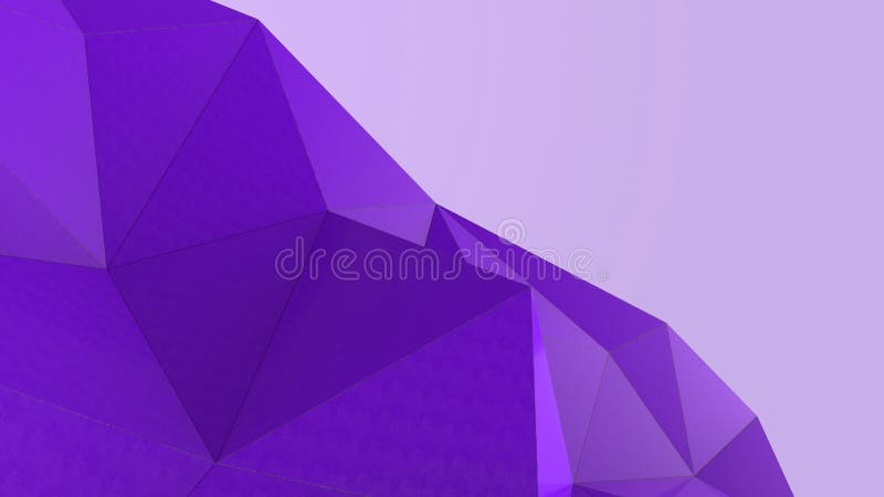 Violet Abstract Modern Crystal Background. Polygon, Line, Triangle ...