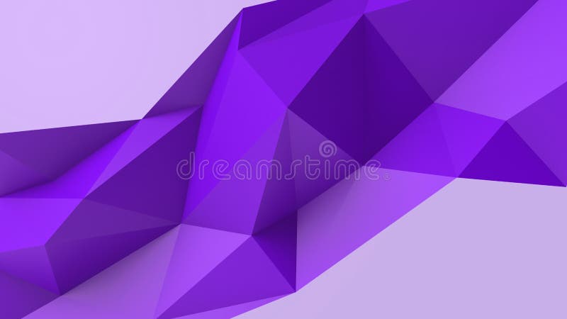 Violet Abstract Modern Crystal Background. Polygon, Line, Triangle ...