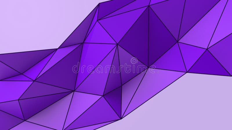 Violet Abstract Modern Crystal Background. Polygon, Line, Triangle ...