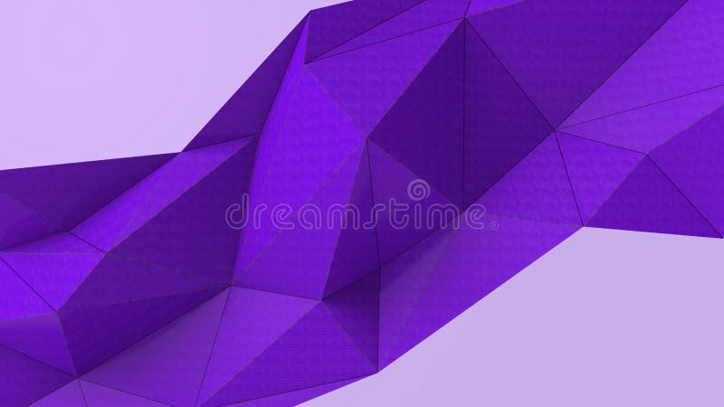 Violet Abstract Modern Crystal Background. Polygon, Line, Triangle ...