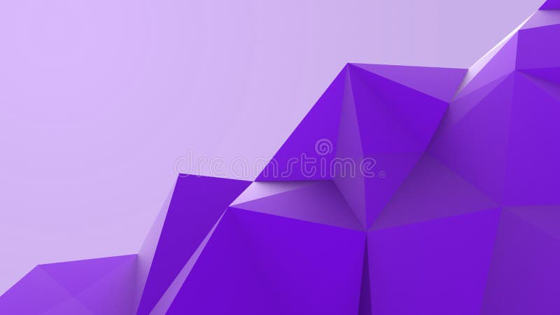 Violet Abstract Modern Crystal Background. Polygon, Line, Triangle ...