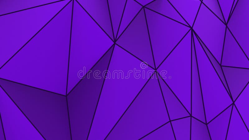 Violet Abstract Modern Crystal Background. Polygon, Line, Triangle ...