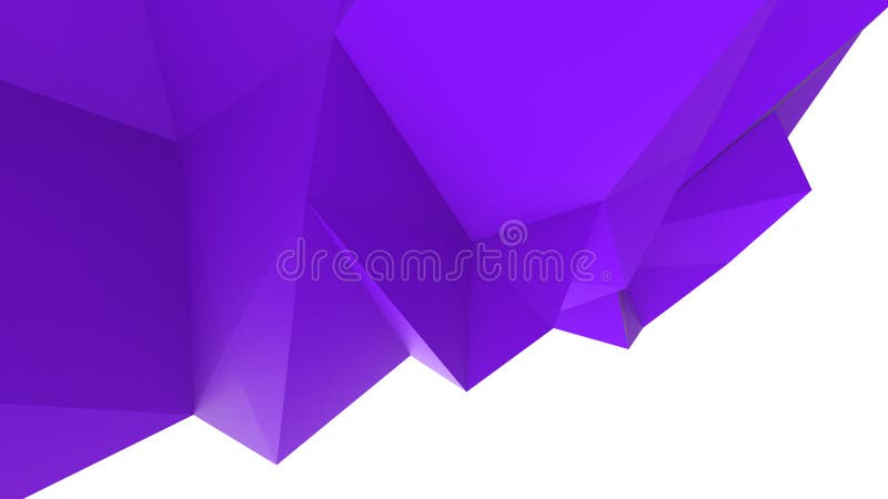 Violet Abstract Modern Crystal Background. Polygon, Line, Triangle ...