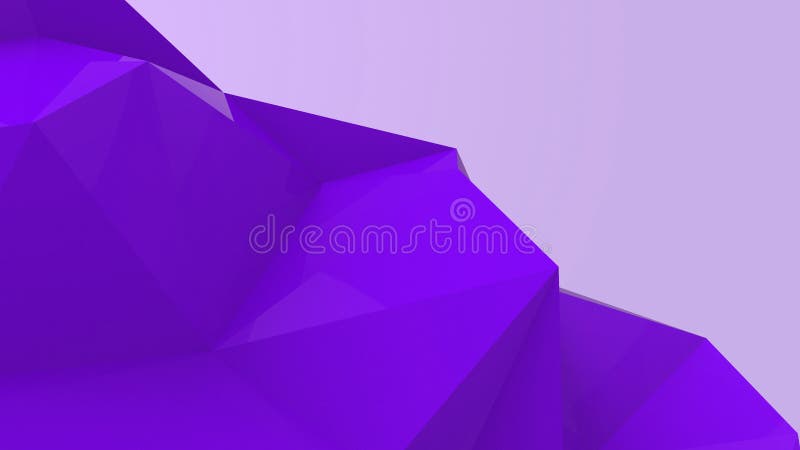 Violet Abstract Modern Crystal Background. Polygon, Line, Triangle ...