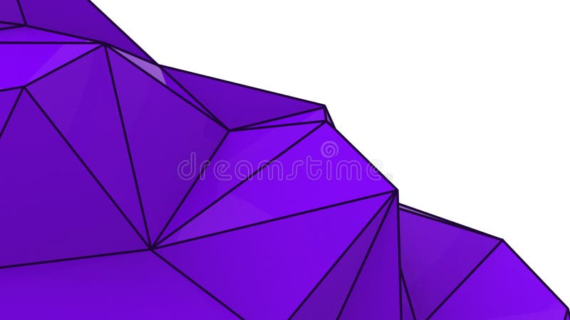 Violet Abstract Modern Crystal Background. Polygon, Line, Triangle ...