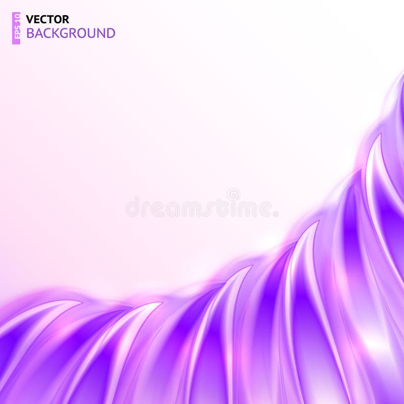 Violet Abstract Shining Wave Vector Background Stock Vector ...